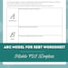 ABC Model for REBT Worksheet | Editable / Fillable PDF | for Counselors ...