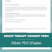 Informed Consent Form for Counseling Editable / Fillable PDF Template ...