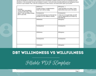 Dbt Willingness - Etsy