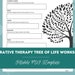 Narrative Therapy Tree of Life Worksheet Editable / Fillable PDF ...