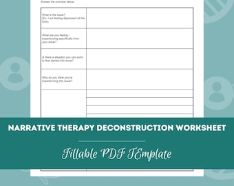 Narrative Therapy Sparkling Moments Worksheet | Editable / Fillable PDF ...