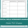 DBT Check the Facts Worksheet | Editable / Fillable PDF Template | for ...