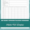 ERP Hierarchy Worksheet | Editable / Fillable PDF Template | for ...