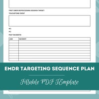 EMDR Positive and Negative Beliefs List - Etsy