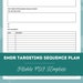 EMDR Targeting Sequence Plan | Editable / Fillable PDF Template | for ...