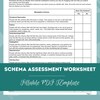 Schema Assessment Worksheet Editable / Fillable PDF Template for ...