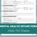 Counseling Intake Form Telecounseling Consent Editable / Fillable PDF ...