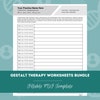 SFBT Goal Setting Action Plan Worksheet Editable / Fillable PDF ...