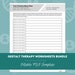 SFBT Goal Setting Action Plan Worksheet Editable / Fillable PDF ...