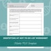 Identifying My Not-to-do List Worksheet | Editable / Fillable PDF | for ...