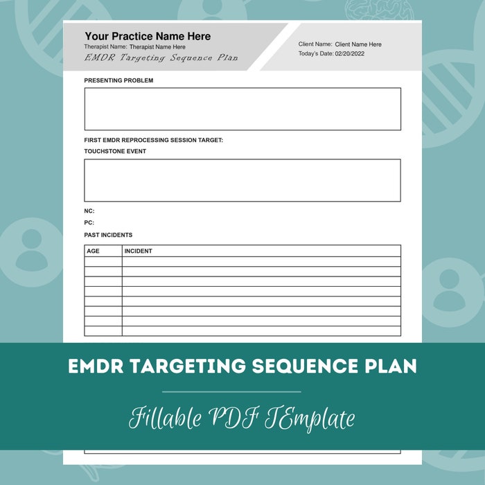 Emdr Target Plan - Etsy