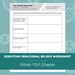 REBT Worksheets Bundle PDF Templates | 23 Fillable / Printable PDF ...