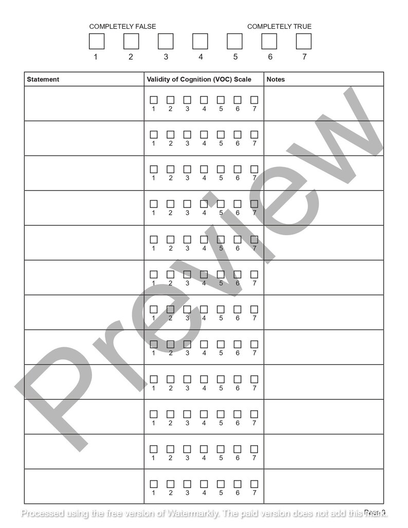 EMDR Blocking Beliefs Worksheet | Editable / Fillable PDF Template ...