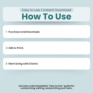 EFT Negative Cycle Worksheet | Editable / Fillable PDF Template | for ...