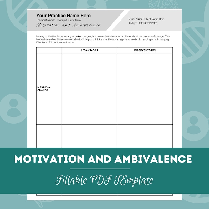 Solution-focused Therapy Worksheets Bundle 17 Editable / Fillable ...