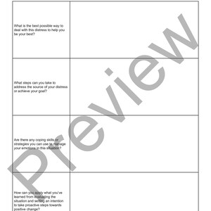 DBT REST Technique Worksheet | Fillable PDF | for Counselors ...