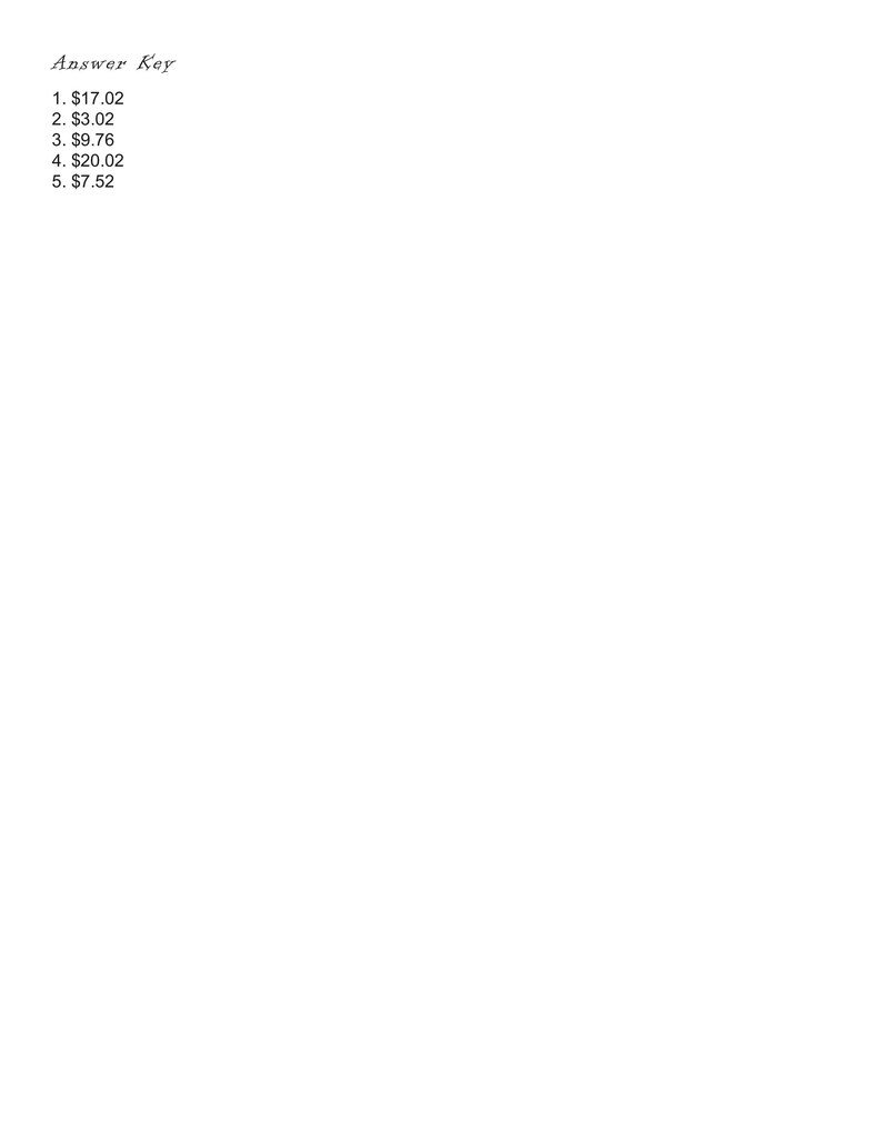 Money Management Exercise for Dementia Worksheet | Fillable PDF | for ...