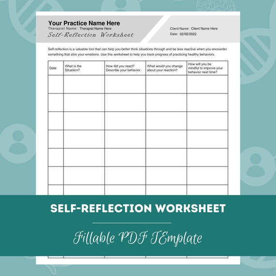 Hojas De Trabajo De Reflexiones En Formato Pdf Hoja De Reflexión
