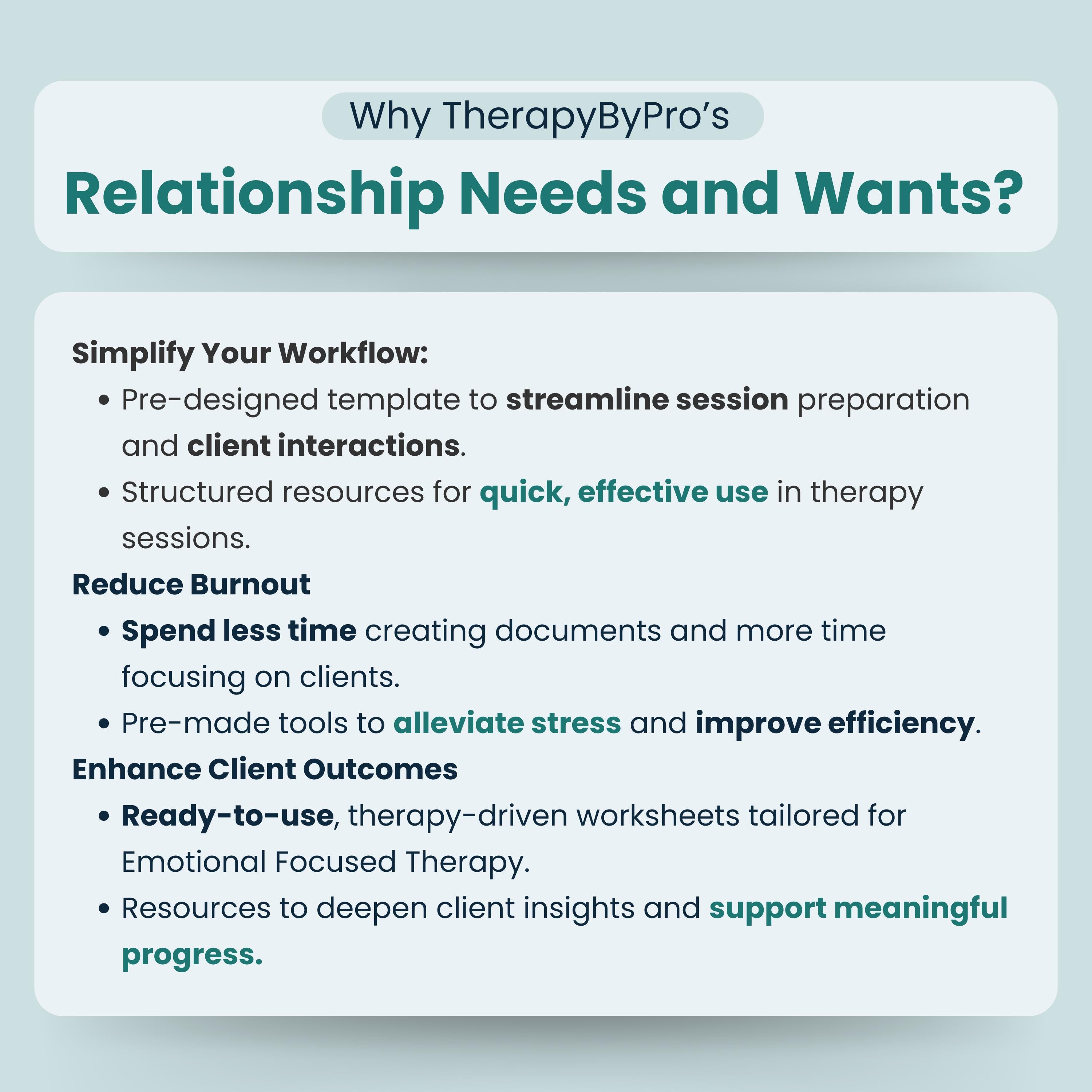 Relationship Needs and Wants Worksheet | Couples Therapy Resource ...