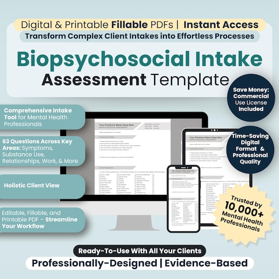 Biopsychosocial Assessment Template