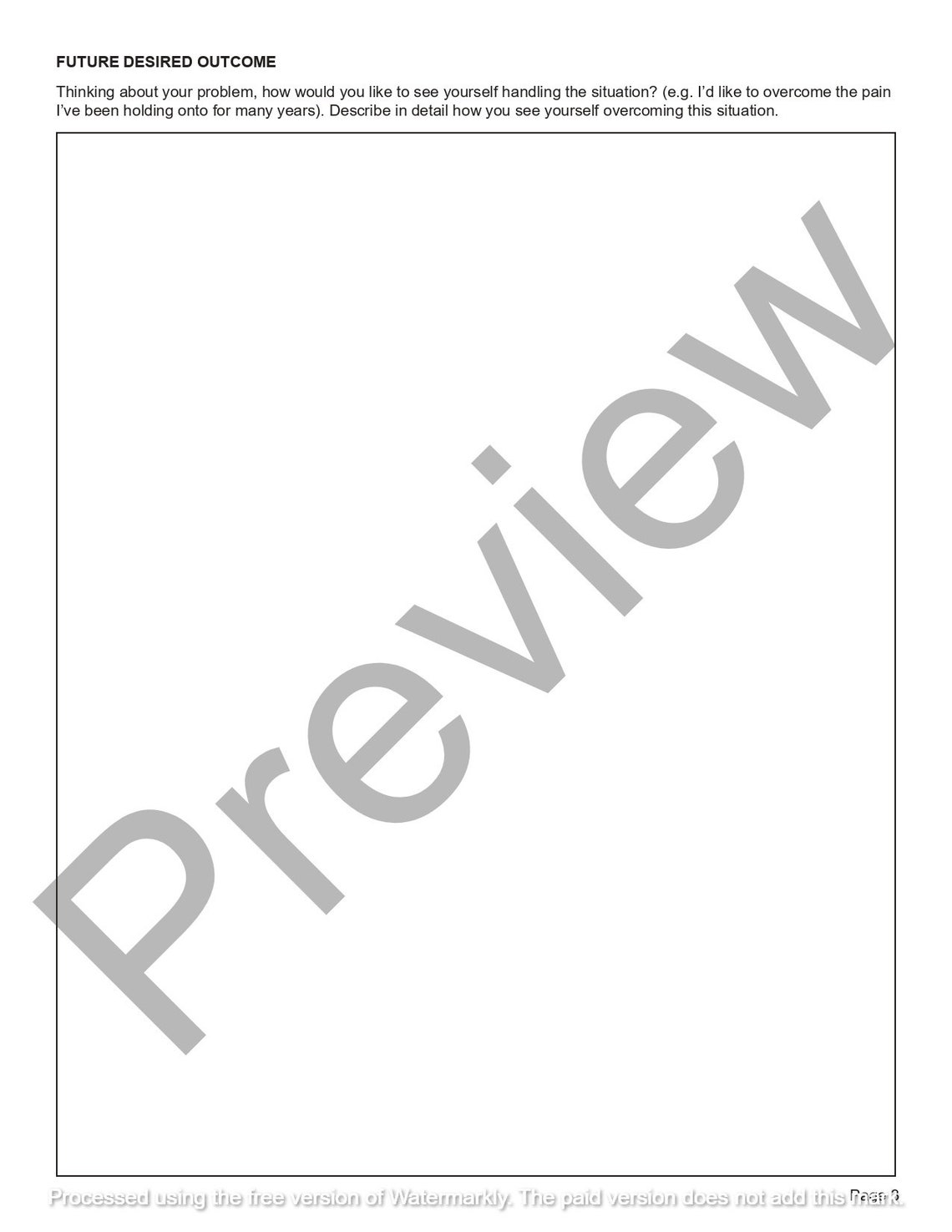 EMDR Phase 1 History Taking Worksheet | Editable / Fillable PDF ...