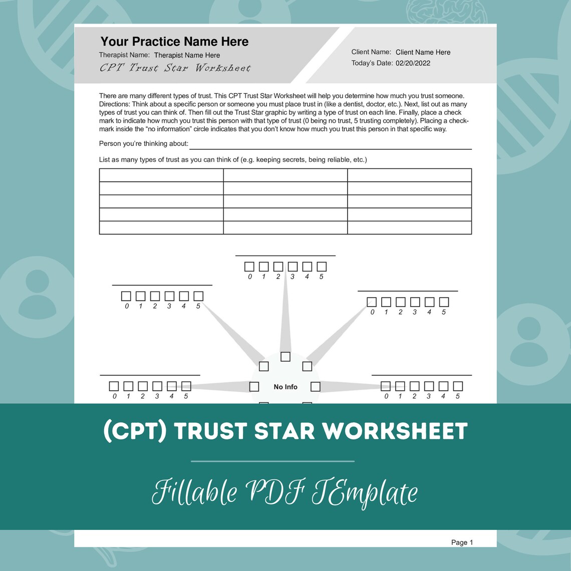 cognitive-processing-therapy-cpt-trust-star-worksheet-etsy