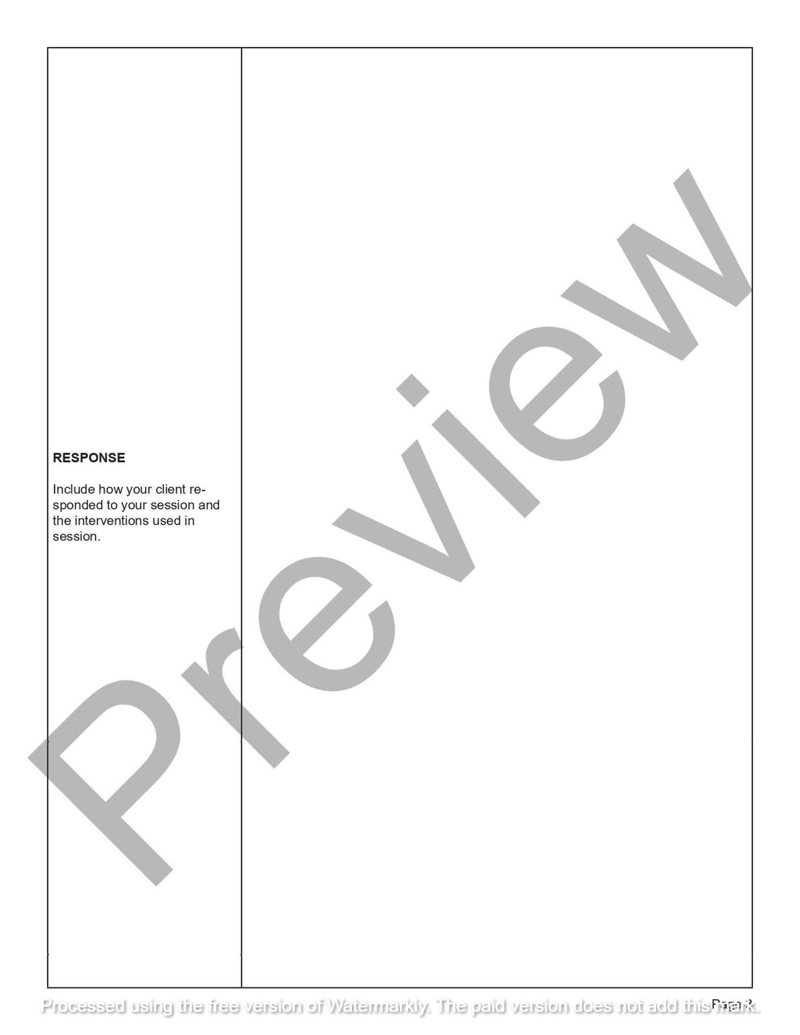 BIRP Progress Note Template - Short and Long | Editable / Fillable PDF ...