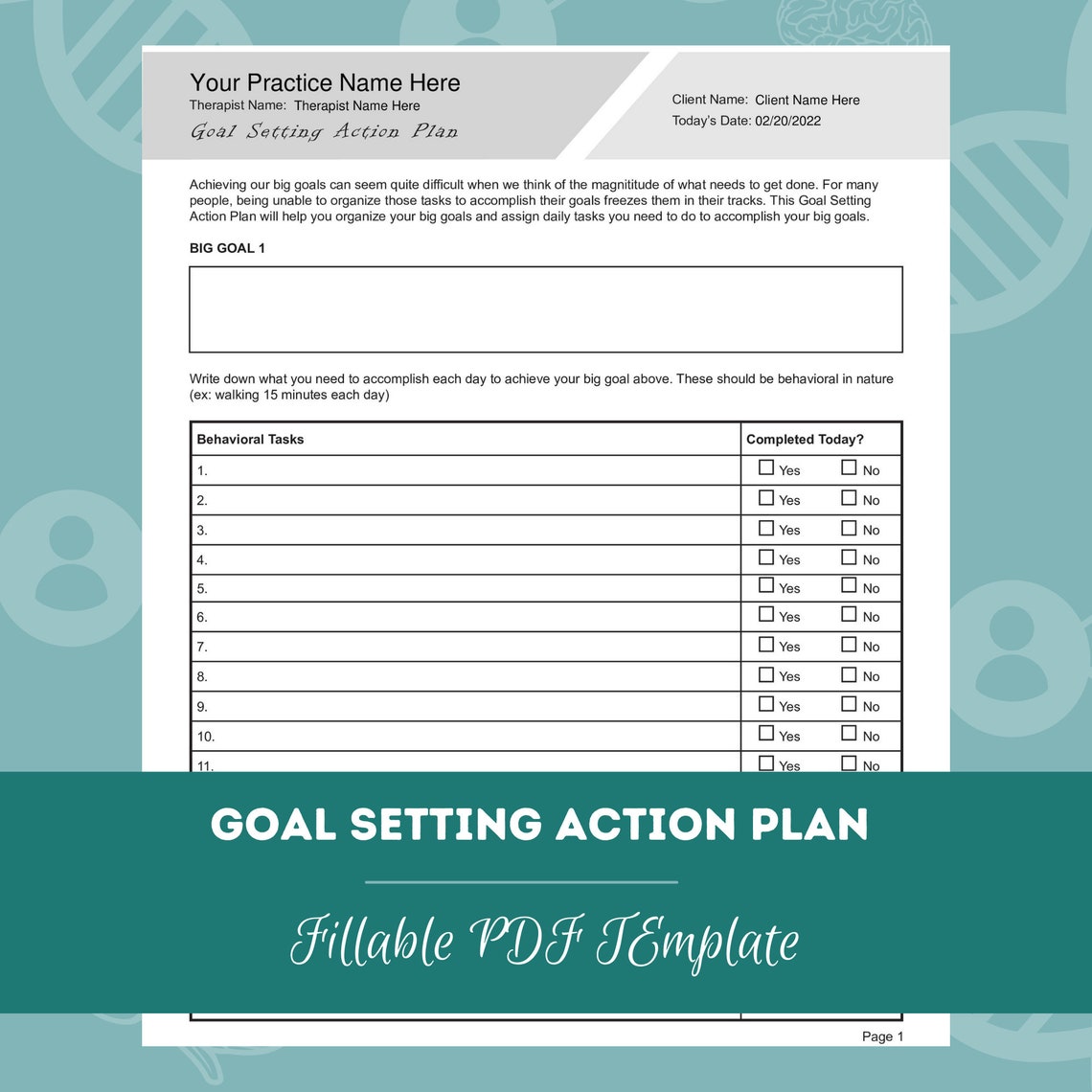 Solution-focused Therapy Worksheets Bundle 17 Editable / Fillable ...
