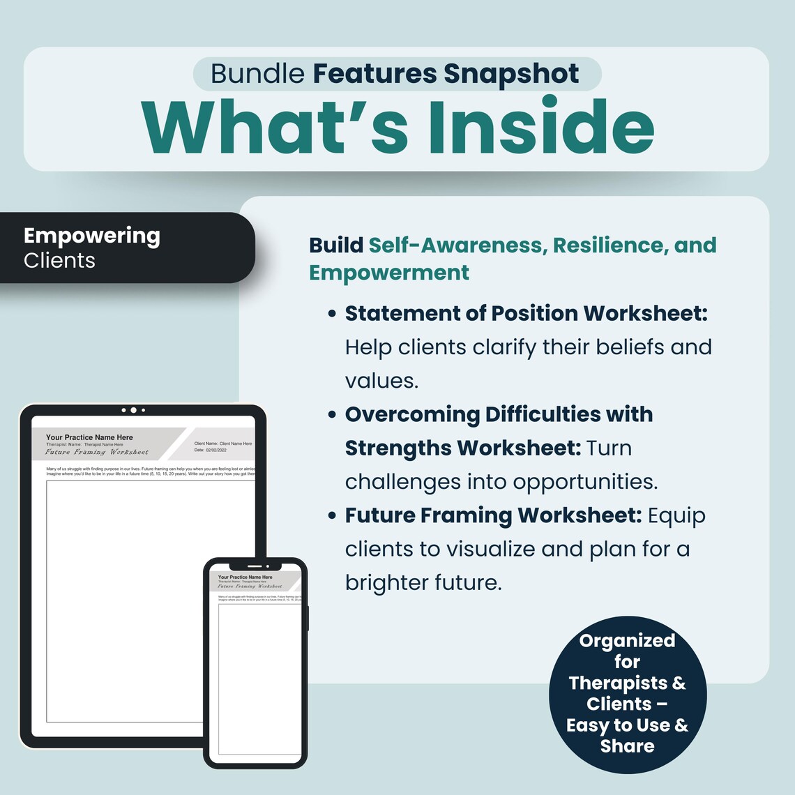 Narrative Therapy Worksheets Bundle, 22 Fillable / Printable PDF ...