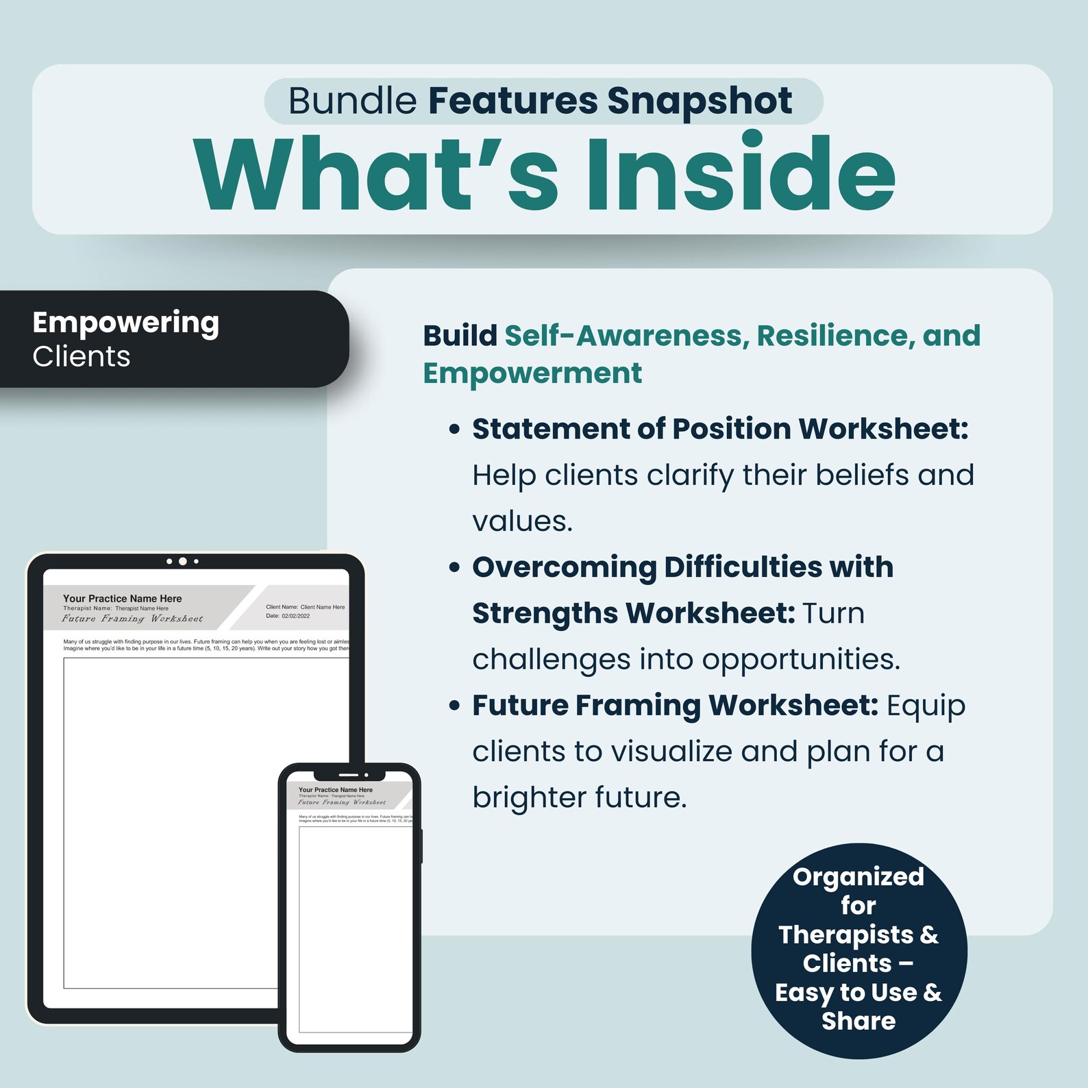 Narrative Therapy Worksheets Bundle, 22 Fillable / Printable PDF ...