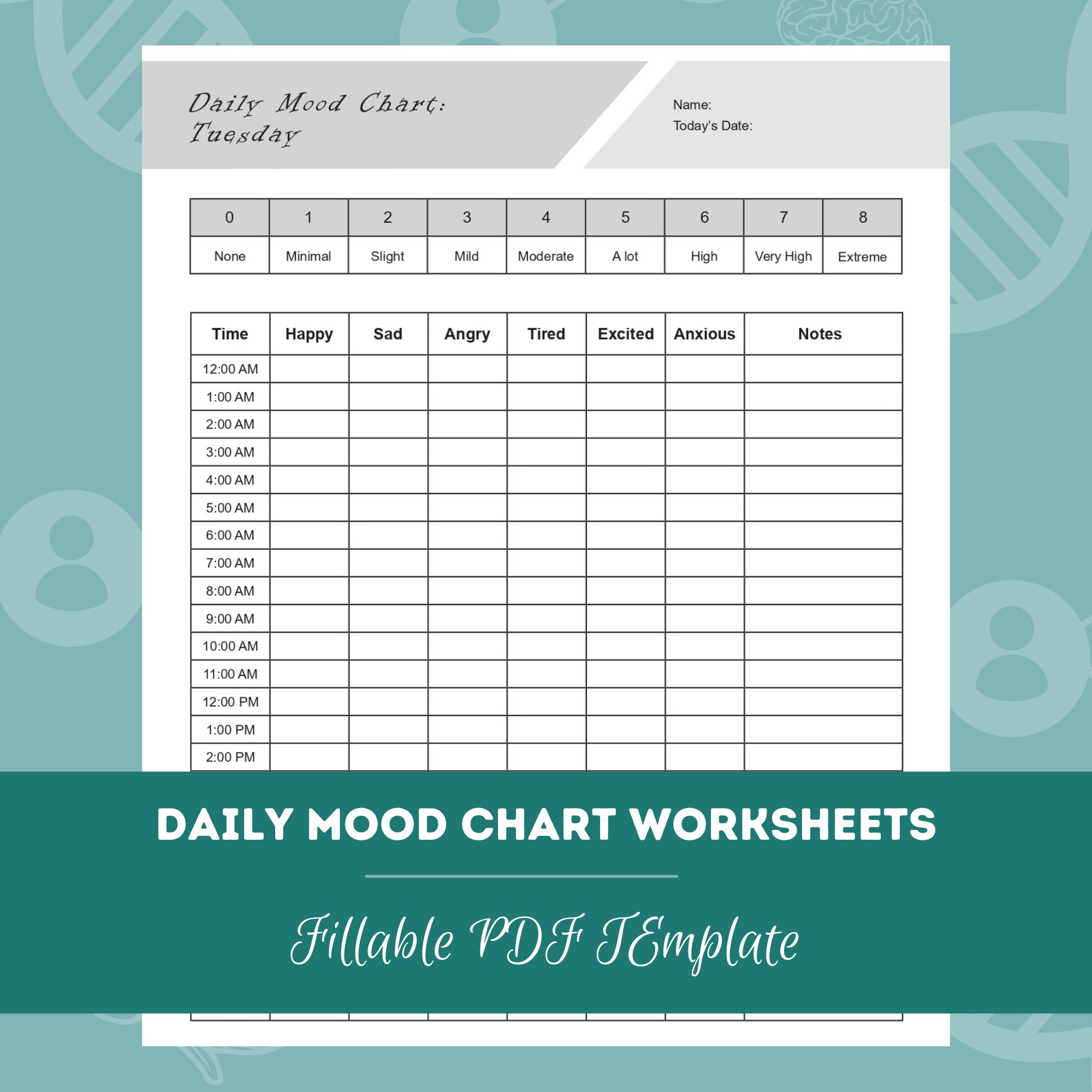 Substance Abuse Worksheets Bundle 15 Editable / Fillable / Printable ...