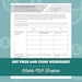 DBT Pros and Cons Worksheet | Editable / Fillable PDF Template | for ...
