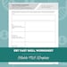 DBT FAST Skill Worksheet | Editable / Fillable PDF Template | for ...