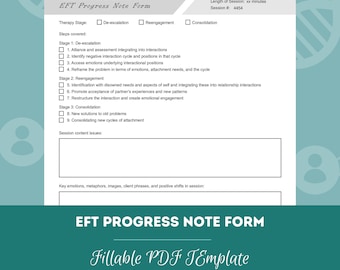 EFT Negative Cycle Worksheet | Editable / Fillable PDF Template | for ...