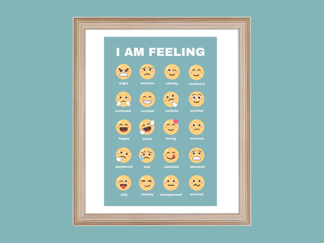 Identifying Feelings Poster | Printable PDF | *includes 1 Commercial ...