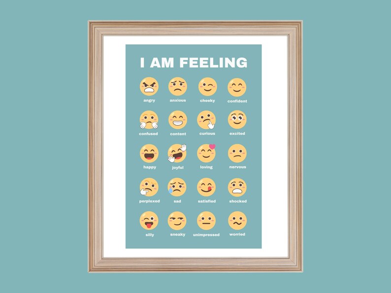 Identifying Feelings Poster | Printable PDF | *includes 1 Commercial ...