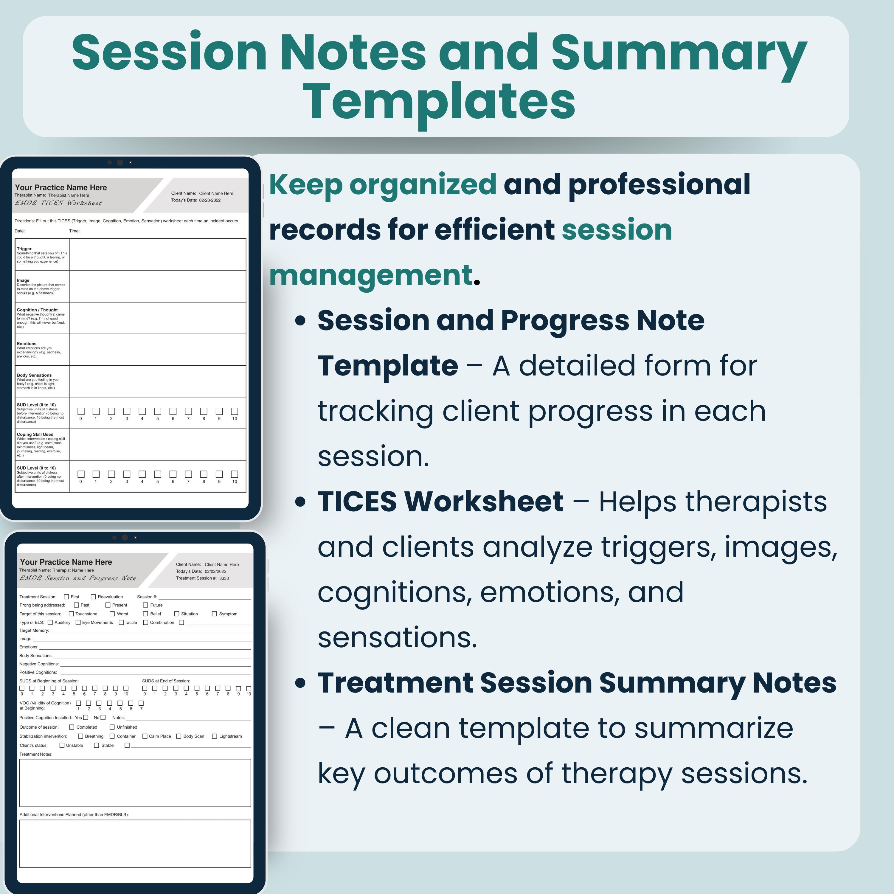 EMDR Worksheet Bundle, 25 Fillable, Printable Pdfs,eye Movement ...