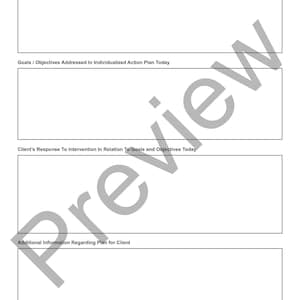 Group Therapy Progress Note | Editable / Fillable PDF Template | for ...