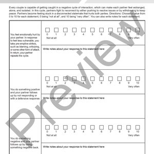 EFT: Am I in a Negative Cycle Worksheet | Editable / Fillable PDF ...