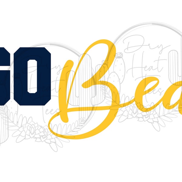 Golden Bears Football Svg - Etsy