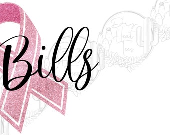 Breast Cancer Awareness Bills PNG & SVG - Etsy