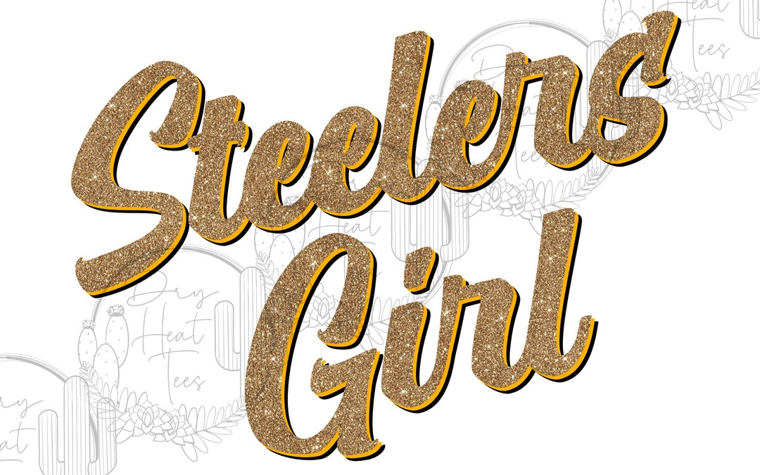Steelers Girl PNG & SVG - Etsy