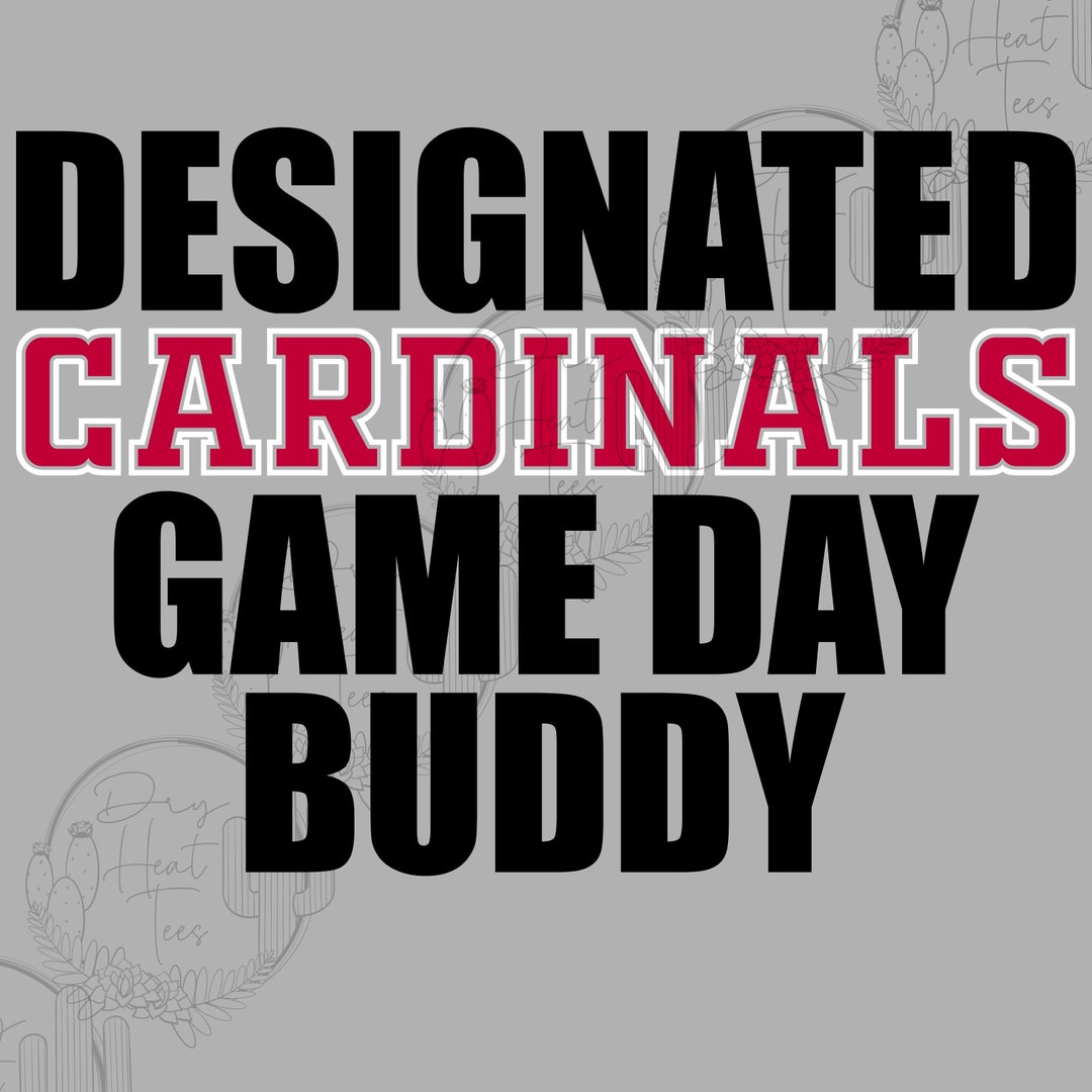 Cardinals Game Day Buddy PNG & SVG - Etsy