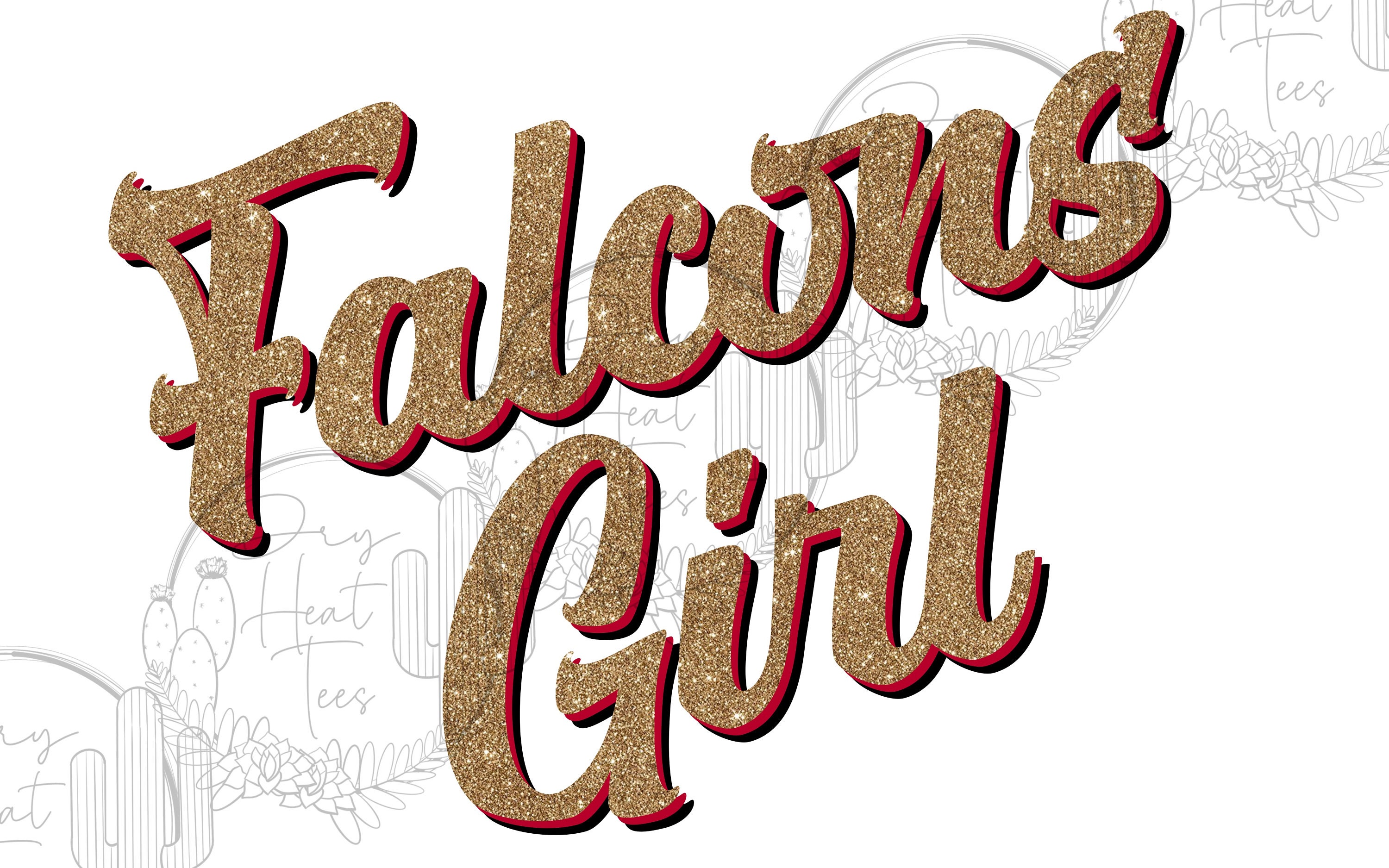 Falcons Girl PNG & SVG - Etsy