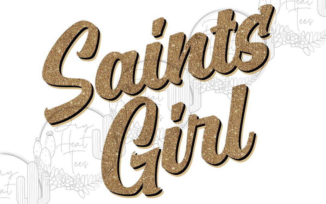 Saints Girl PNG & SVG - Etsy Canada