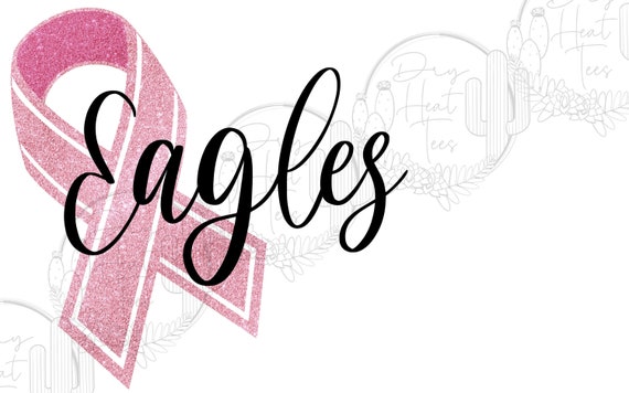 Breast Cancer Awareness Eagles PNG & SVG - Etsy