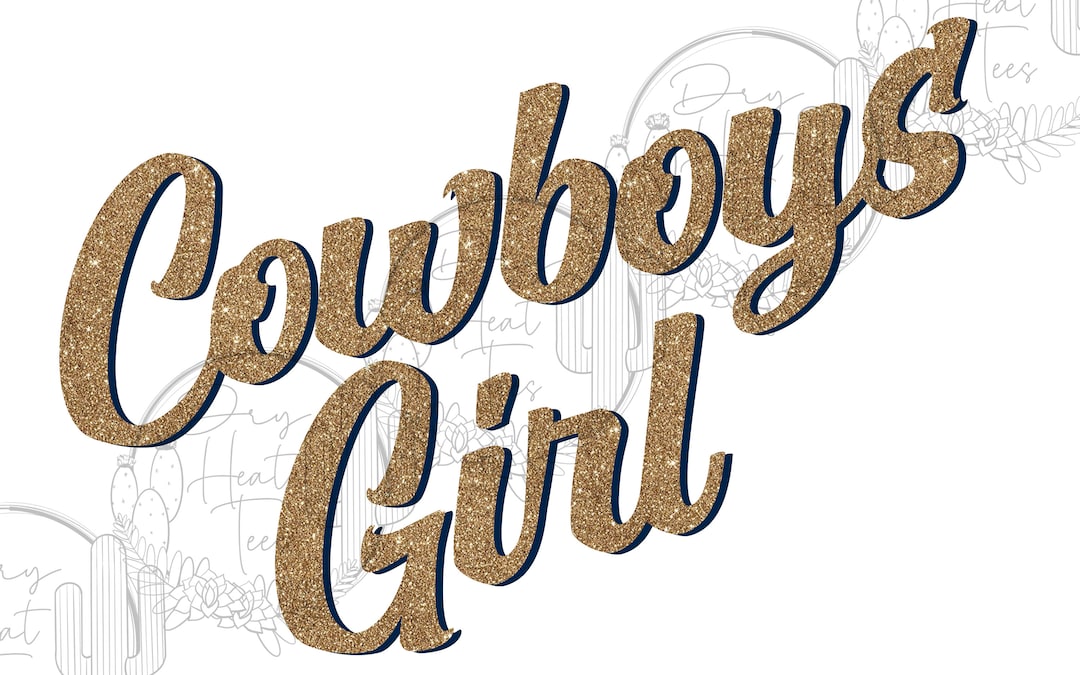 Cowboys Girl PNG & SVG - Etsy