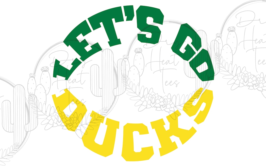 Let's Go Ducks PNG & SVG - Etsy