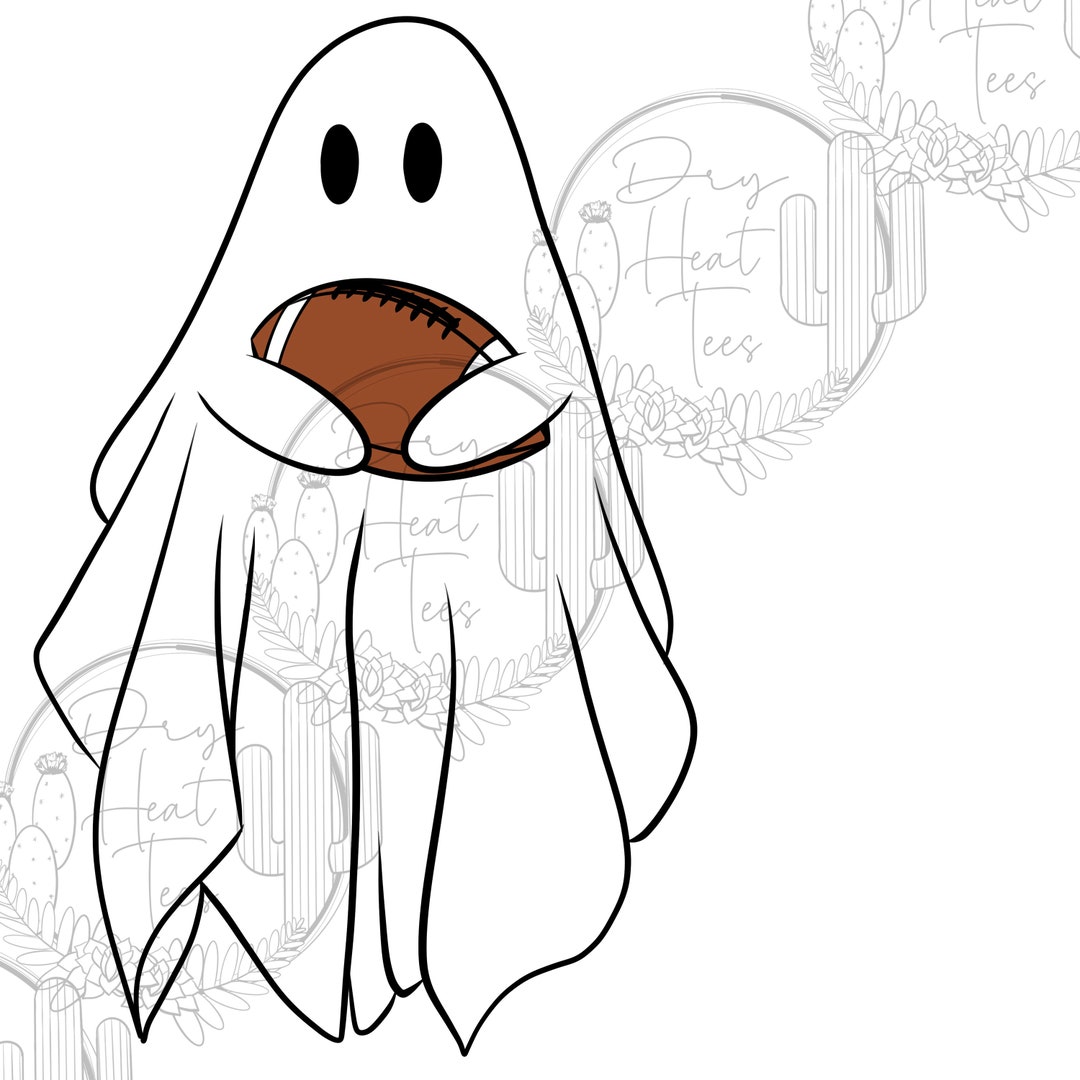 Football Ghost - Etsy