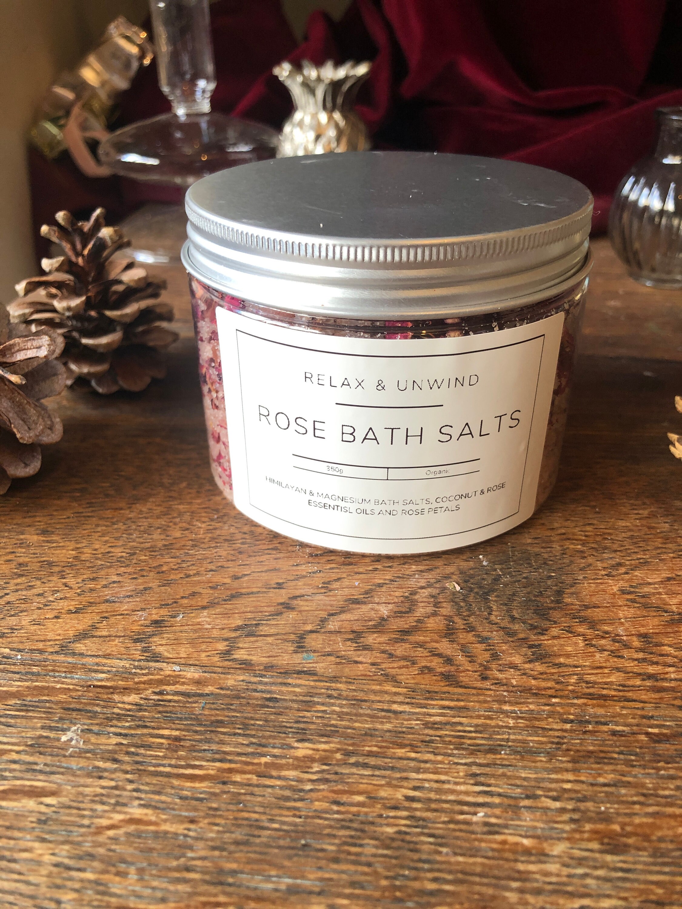 Relax and Unwind Rose Baths Salts 350g - Etsy